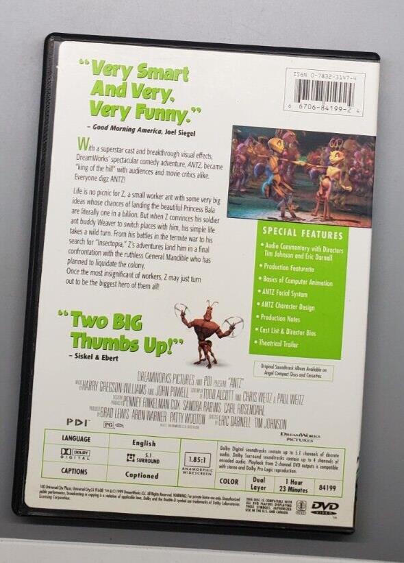 Antz (DVD, 1998, DreamWorks Animation) – Consignment Heroes